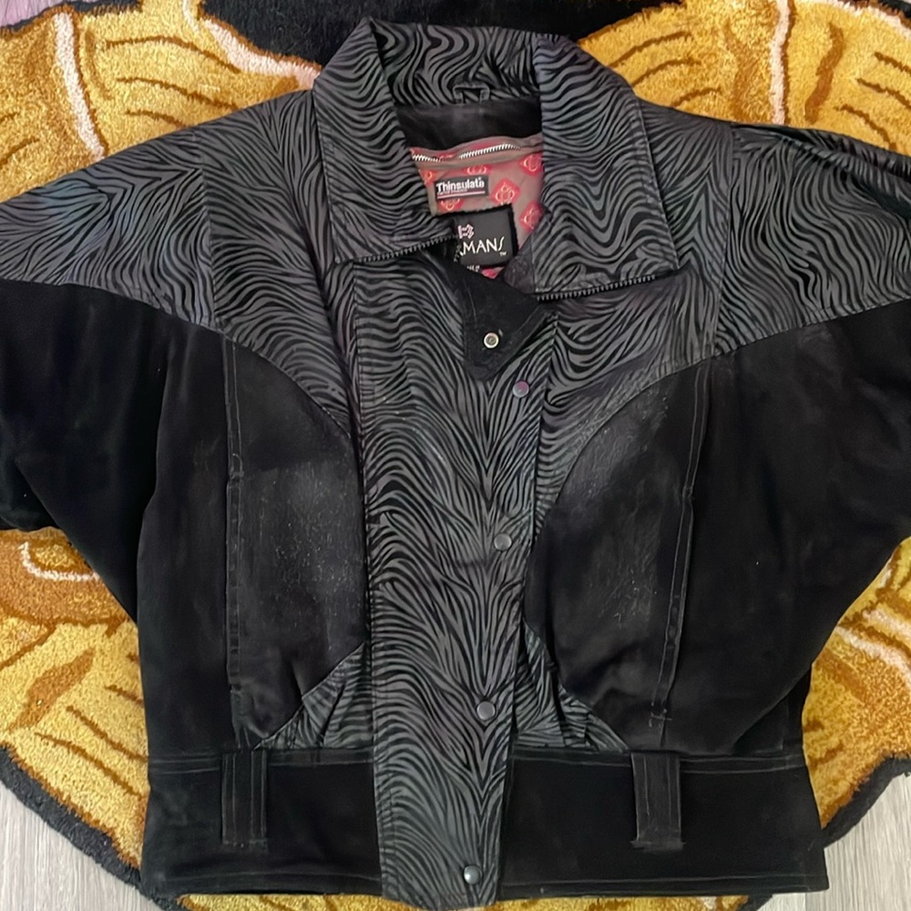 Rare Vintage 80s Rock Leather Jacket - Gem